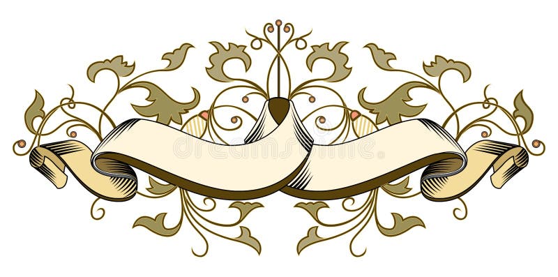 Vector - Baroque Frames and Decorative Elements - Vintage Banner with ...