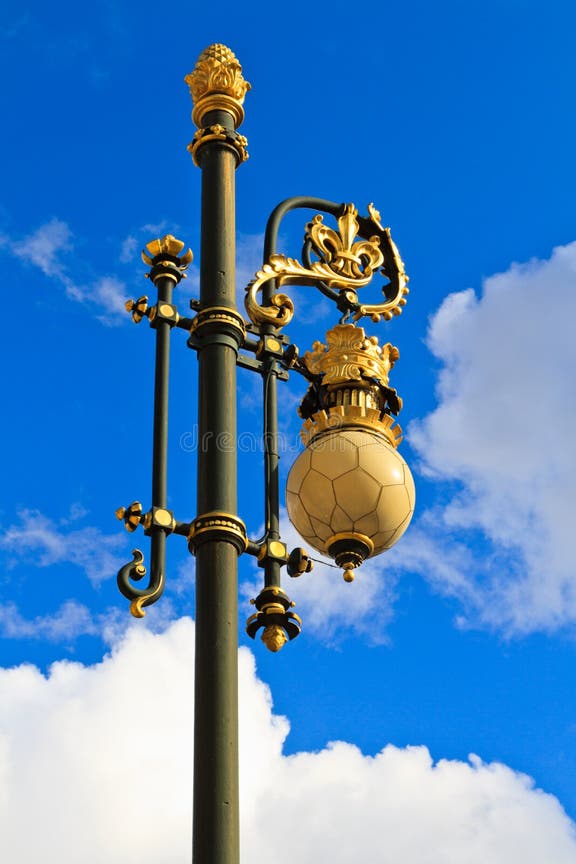 Baroque lantern stock image. Image of ornate, palace - 23447025