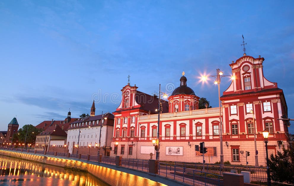 Baroque library in Wroclaw stock photo. Image of lights - 27402660