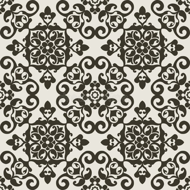 Baroque pattern stock vector. Illustration of ethnic, decorative - 6130980