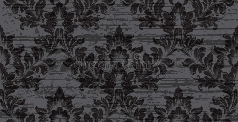 Baroque Pattern Texture Vector. Royal Fabric Background. Luxury ...