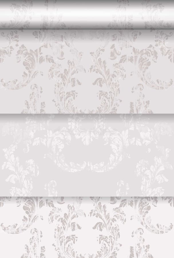 Baroque Pattern Trendy Color Texture Set Vector. Royal Fabric Decors ...
