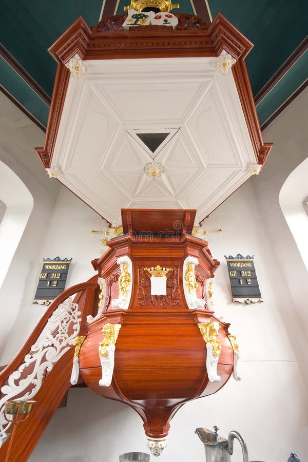 Baroque pulpit stock image. Image of reminder, religion - 26470229