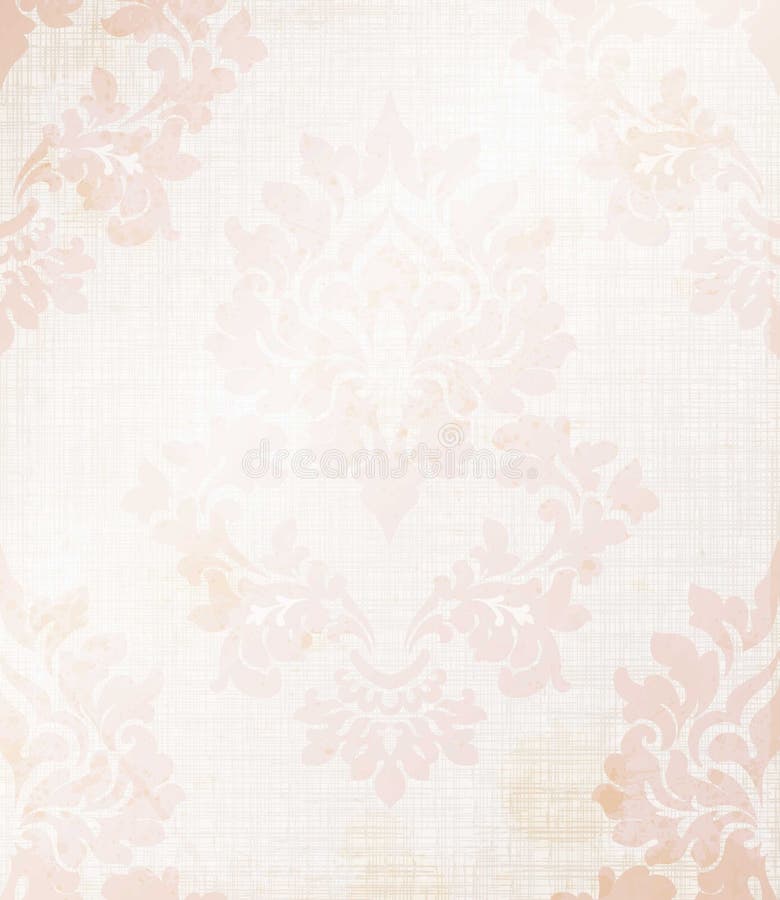 Baroque Royal Pattern Fabric. Vector Damask Ornament Texture Designs ...