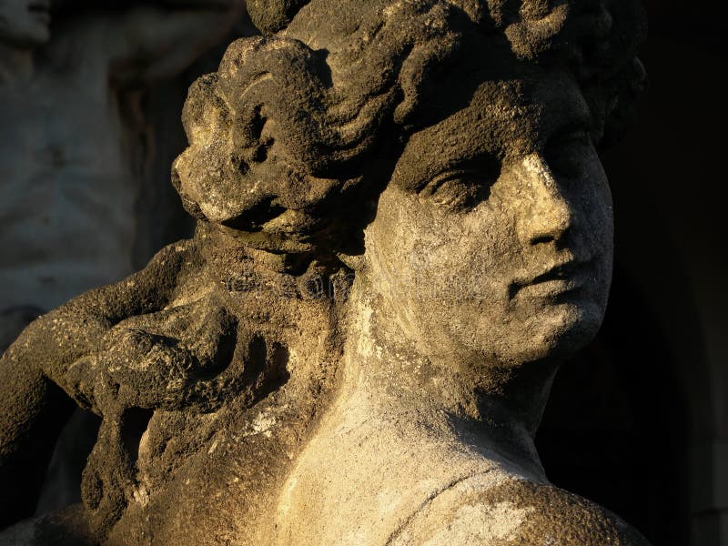 Baroque sculpture stock photo. Image of relief, park, aged - 3209882