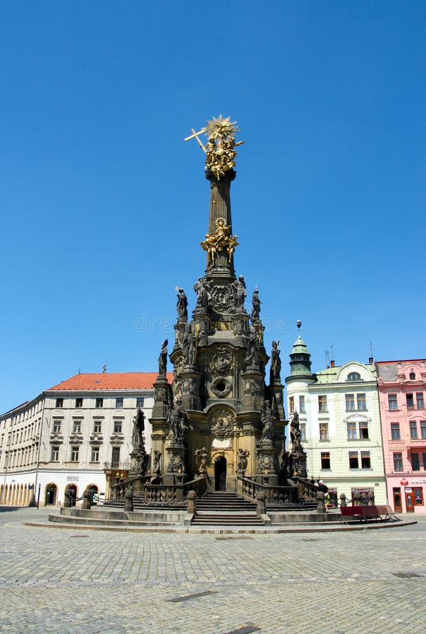 Holy Trinity Monument - Timisoara, Romania Stock Photo - Image of ...