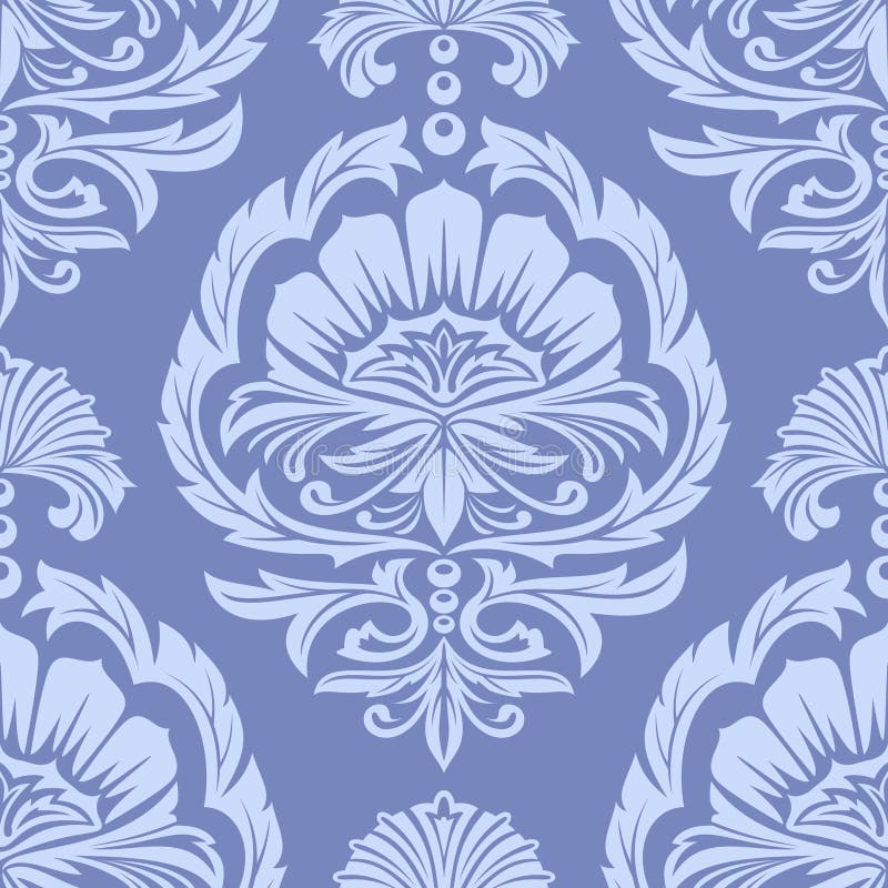 Baroque Seamless Pattern stock illustration. Illustration of oriental ...