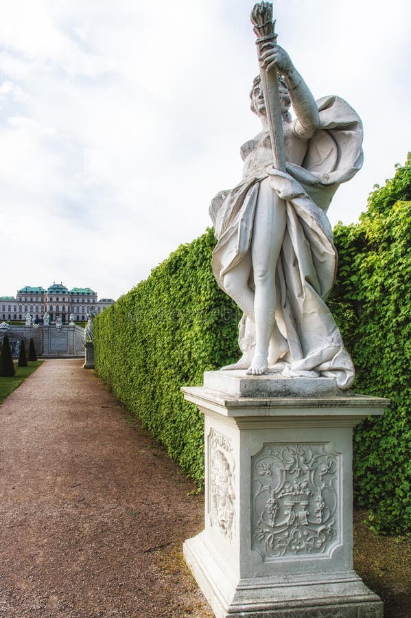 Baroque statue stock photo. Image of austria, greek, vienna - 71958308