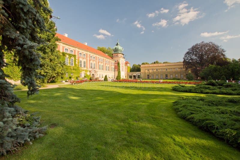 Castle in Lancut. Architecture. Stock Photo - Image of gateway, cloud ...