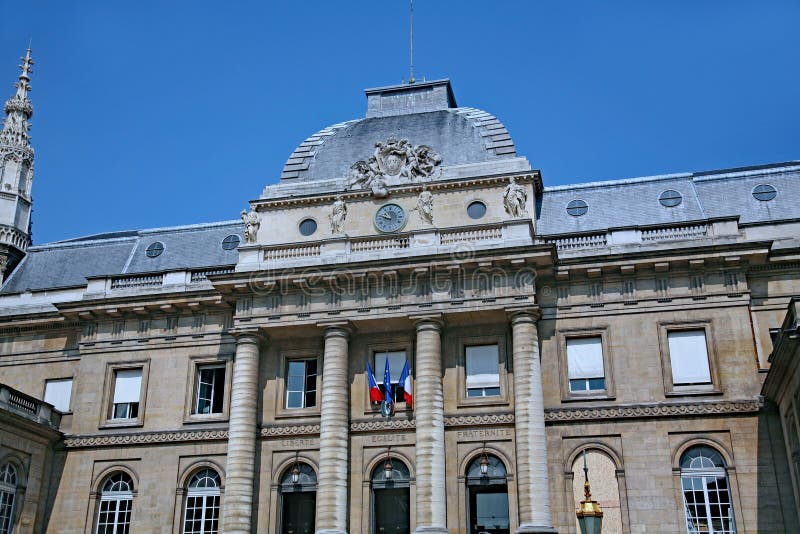 French Baroque Chateau stock photo. Image of entrance - 5266890
