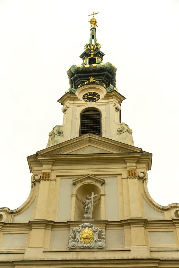 Tower of the Baroque Church Stock Image - Image of tower, church: 147353733