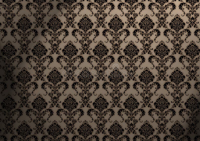 French Baroque Wallpaper Stock