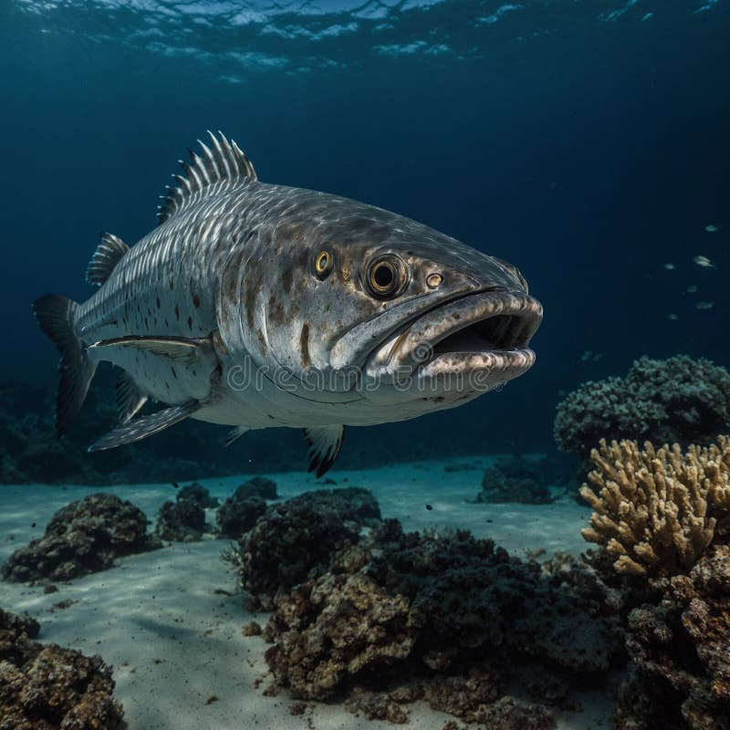 Barracuda: the Apex Predator of the Ocean Stock Illustration ...