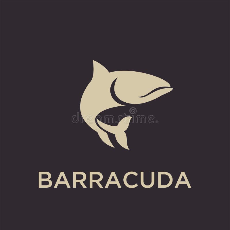 Barracuda Fish Logo Icon Designs Illustration Stock Illustration ...