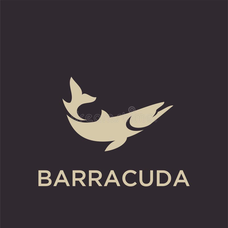Barracuda Fish Logo Icon Designs Illustration Stock Illustration ...