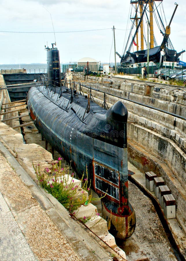 Barracuda Submarine in Almada Stock Photo - Image of international ...