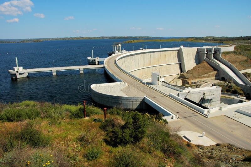 Barrage stock image. Image of building, land, europe, lake - 2285583