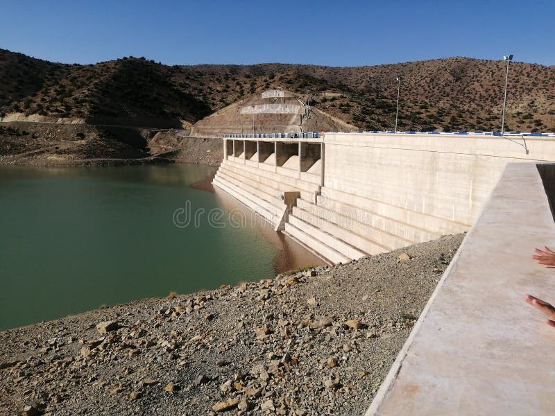 Barrage (dam) stock photo. Image of mountain, reservoir - 204678136