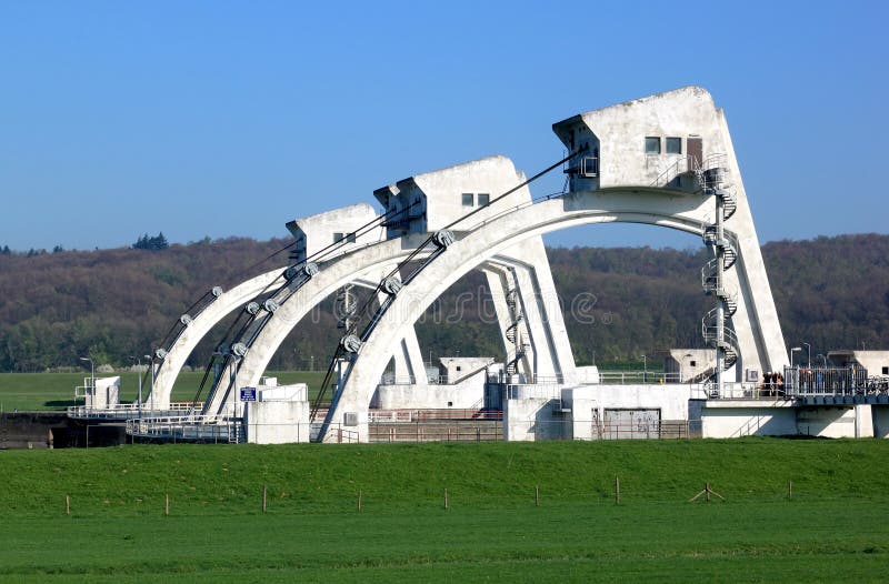 Barrage of Driel (the Netherlands) Stock Photo - Image of civil ...