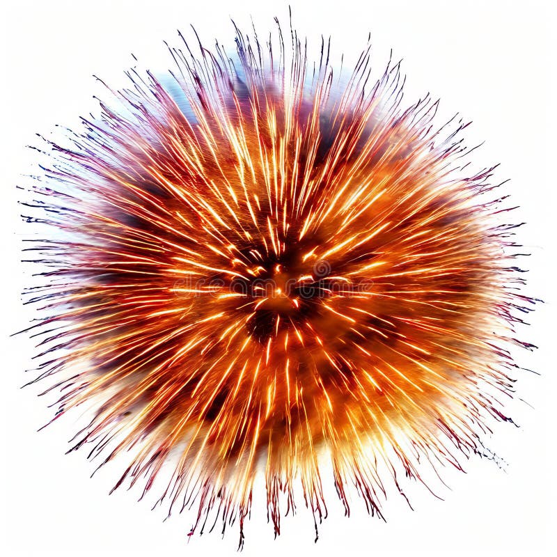 Barrages Intense Rapid Fire Fireworks that Explode in Stock Image ...