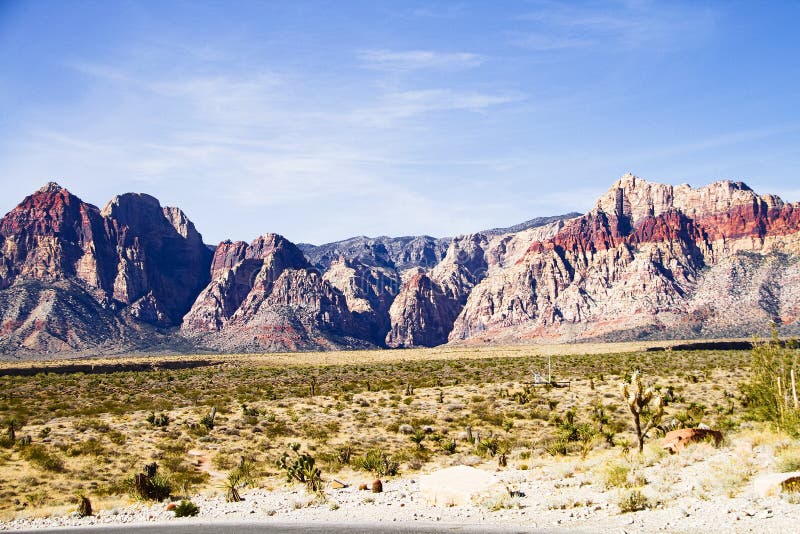 Barranca Roja De La Roca En Las Vegas Imagen de archivo - Imagen de ...