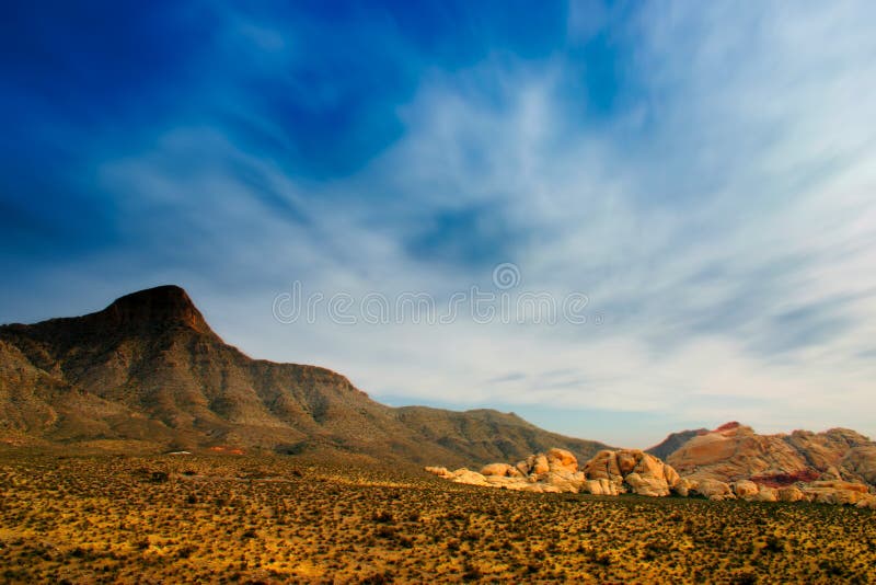 Barranca Roja De La Roca, Nevada Imagen de archivo - Imagen de valle ...