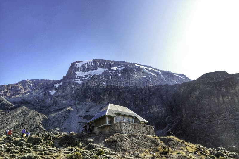Barranco Camp Kilimanjaro National Park 3 Stock Photo - Image of group ...