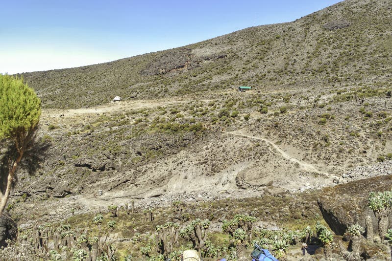 Barranco Camp Kilimanjaro National Park 2 Stock Image - Image of ...