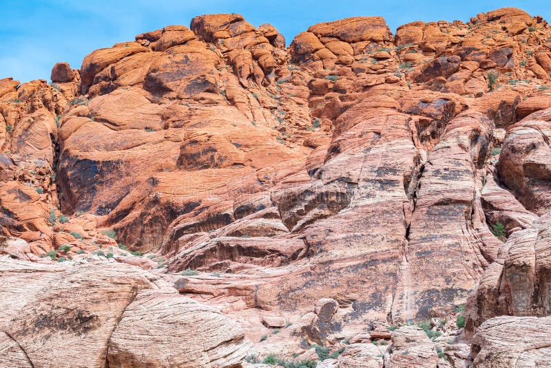 Barranco Rojo Las Vegas De La Roca Imagen de archivo - Imagen de clave ...