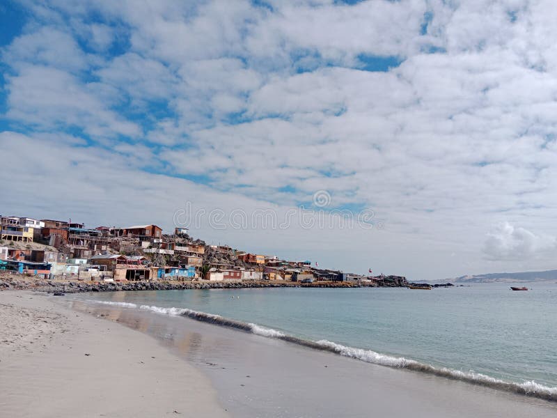 Barranquilla, Copiapo - Chile. Atacama Desert Coast Stock Image - Image ...
