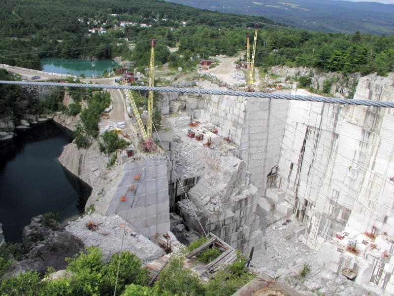 Barre Granite Quarry stock photo. Image of drilling, quarry - 3879516