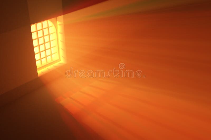 Barred Arch Light stock illustration. Illustration of bars - 11173070
