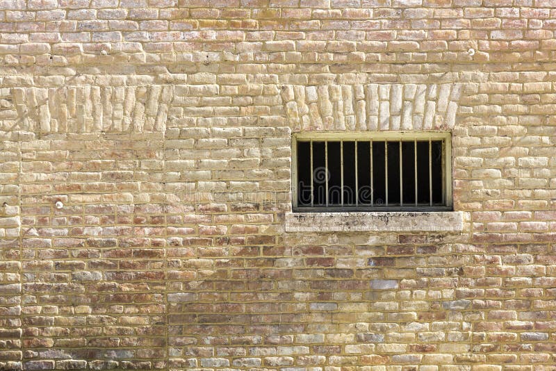 Barred window stock image. Image of dark, iron, jail - 76846299