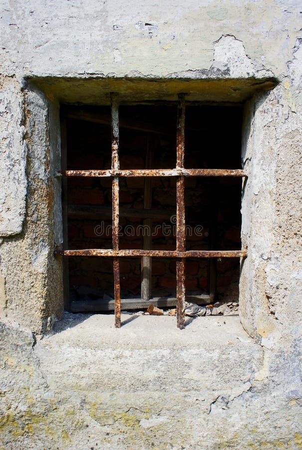 Barred window stock image. Image of ancient, vintage - 34740877