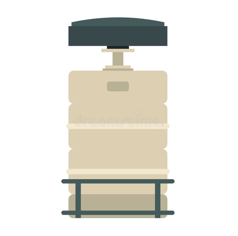 Oil Barrel Capacity Tank Vector. Stock Vector - Illustration of alcohol ...