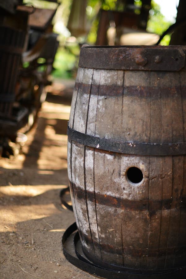Barrel stock photo. Image of barn, storage, barrel, farm - 32563702