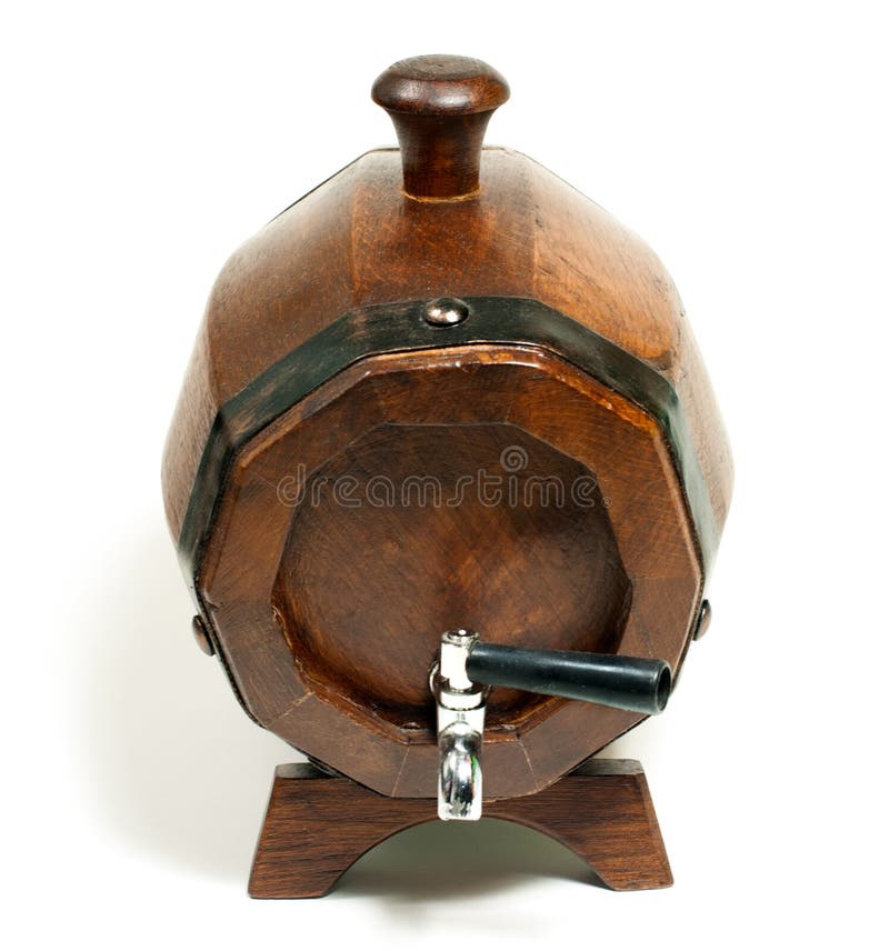 Barrel with Front View stock image. Image of wine, wood - 28510569