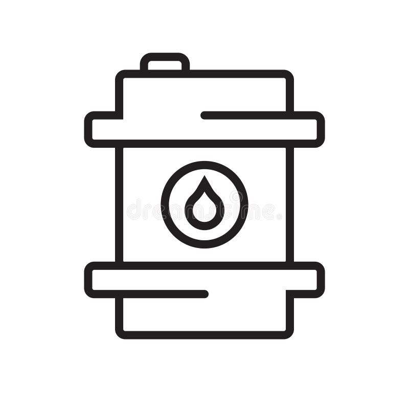 Big Barrel Icon Vector Isolated on White Background, Logo Concept of ...