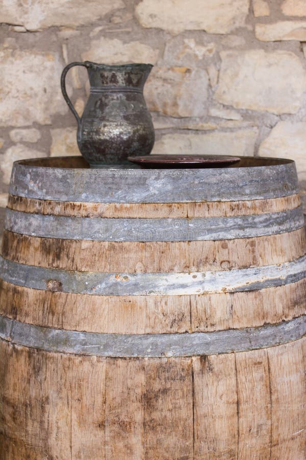 Barrel and jug stock photo. Image of balance, building - 60937644