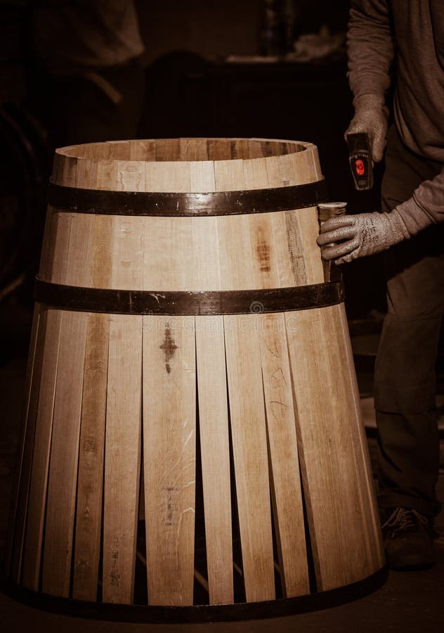 Barrel Making in Bordeaux Wineyard Stock Image - Image of wine ...