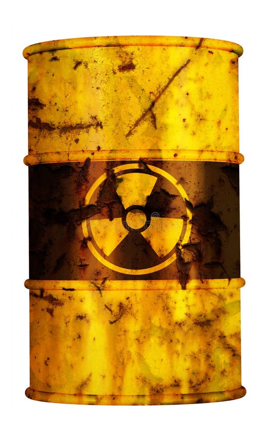 Barrel Nuclear Waste Pollution Risk Radioactive Stock Illustration ...