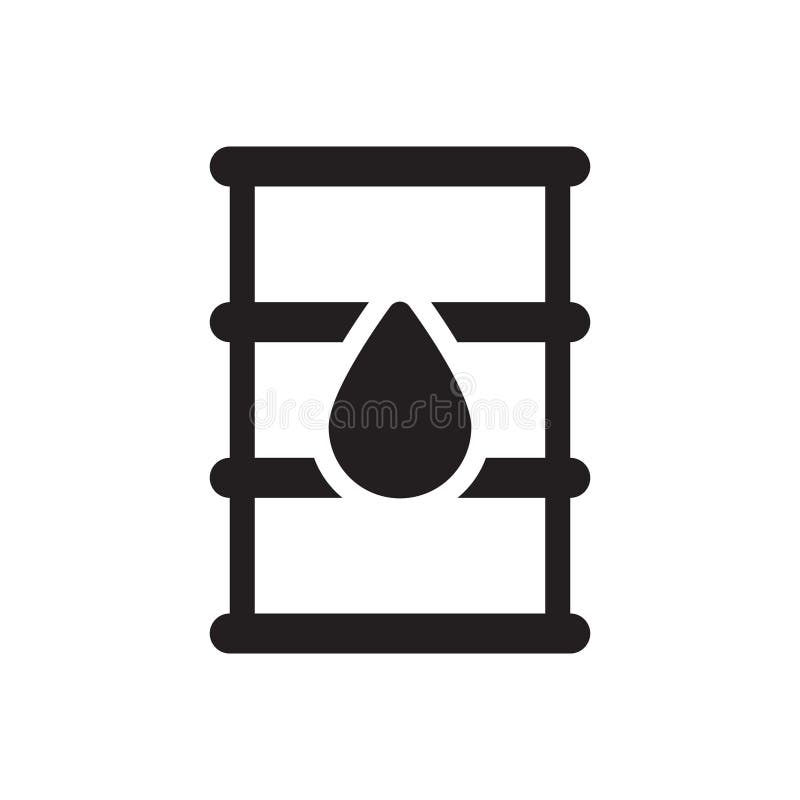 Barrel Oil Icon - Petroleum Drum Icon Stock Vector - Illustration of ...