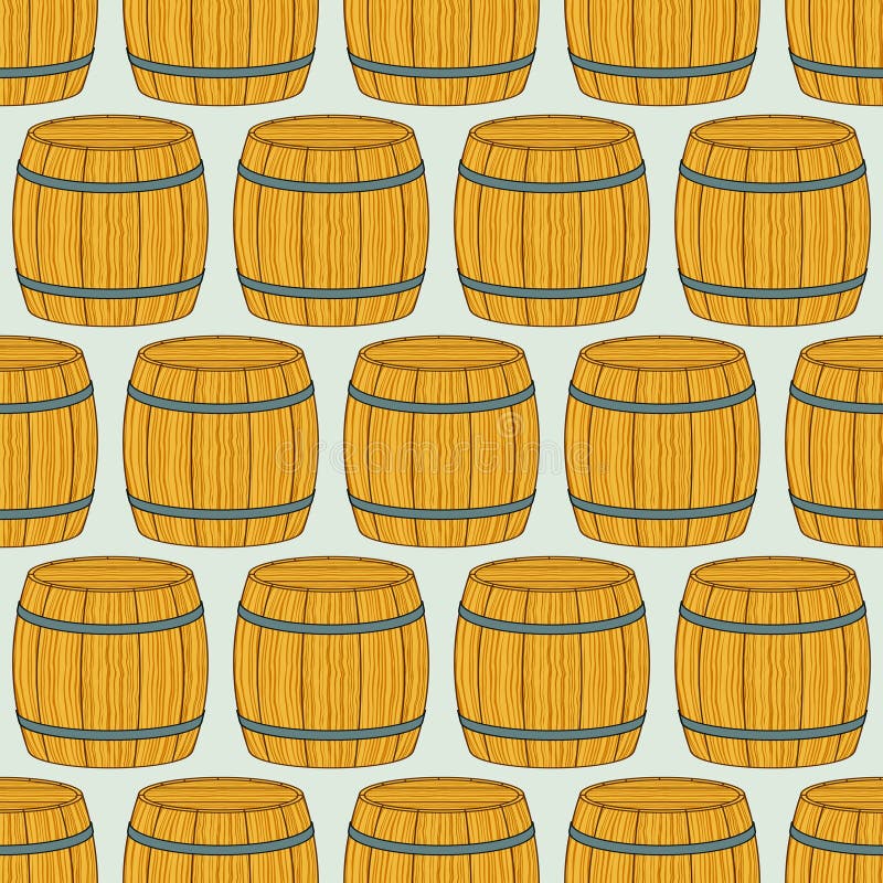 Barrel pattern stock vector. Illustration of ring, making - 59733347