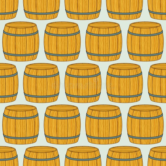 Barrel pattern stock vector. Illustration of ring, making - 59733347