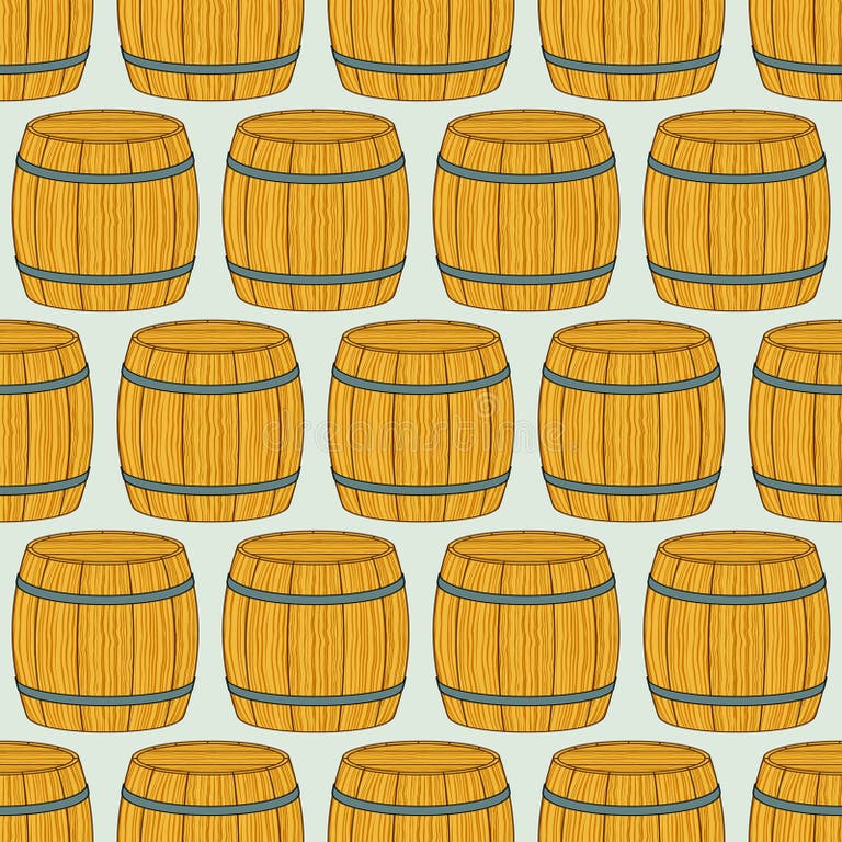 Barrel pattern stock vector. Illustration of ring, making - 59733347