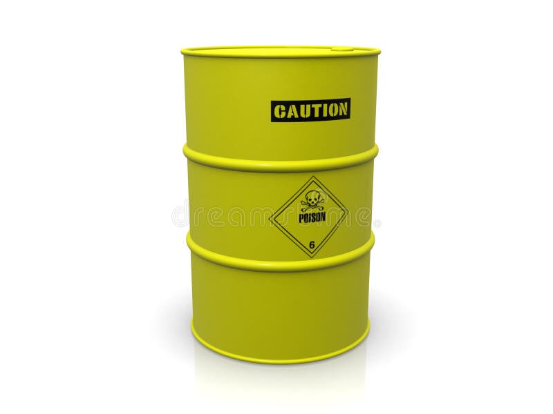 Barrel with poison stock illustration. Illustration of global - 14204947
