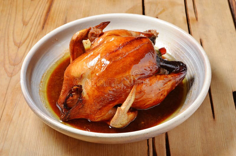 Barrel-roasted chicken stock image. Image of oriental - 52072189