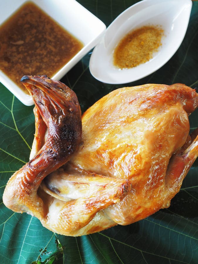 Barrel-roasted chicken stock image. Image of fried, cuisine - 97737617