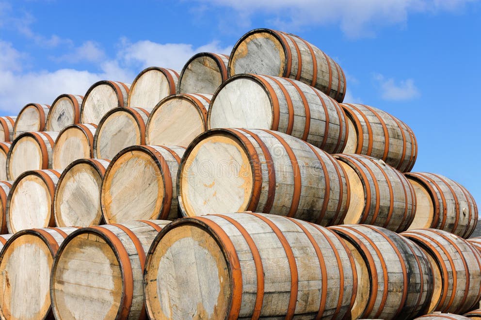Barrel stack stock photo. Image of barrels, harvesting - 36391968