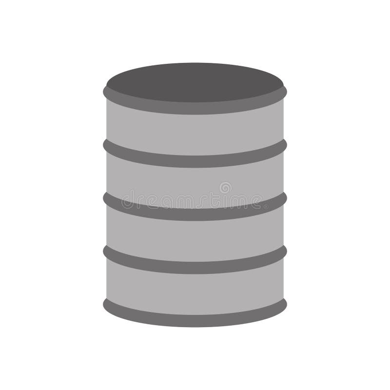 Barrel tank isolated icon stock illustration. Illustration of power ...
